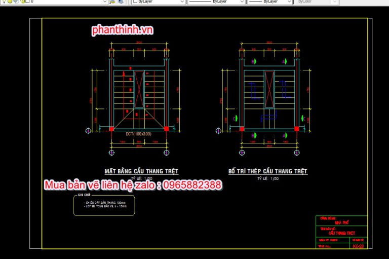 Tổng hợp thư viện bản vẽ cầu thang autocad - Link Nhanh