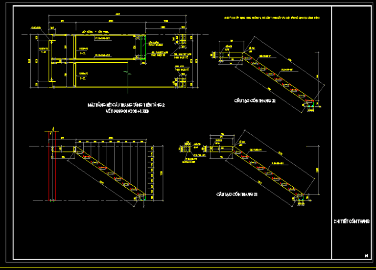 Tổng hợp thư viện bản vẽ cầu thang autocad - Link Nhanh
