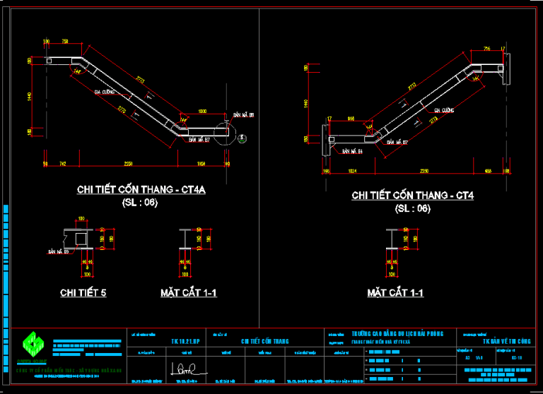 Tổng hợp thư viện bản vẽ cầu thang autocad - Link Nhanh
