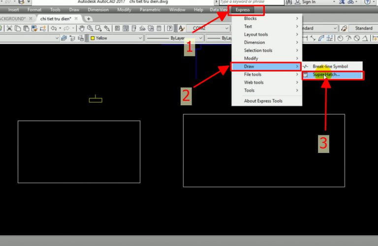 Thêm Hatch vào cad, cách add và load hatch trong cad nhanh nhất