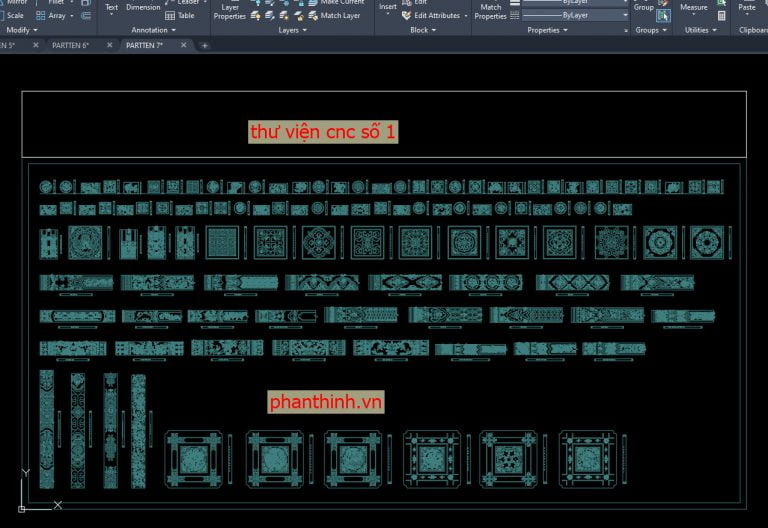 [888+] File cad cnc cực hiếm, gồm các CNC vách, CNC trần