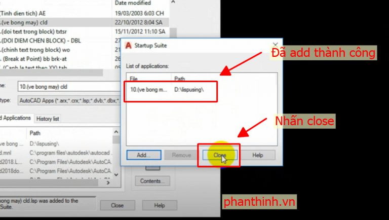 Cách cài lisp cad dùng vĩnh viễn với chỉ một lần load lisp autocad.