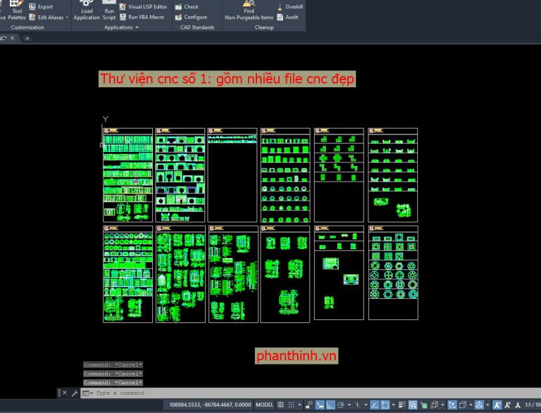 [888+] File cad cnc cực hiếm, gồm các CNC vách, CNC trần
