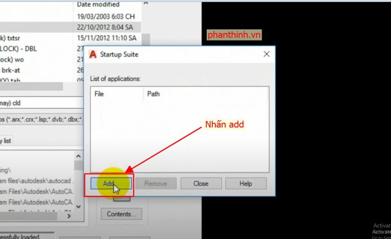 Cách cài lisp cad dùng vĩnh viễn với chỉ một lần load lisp autocad.
