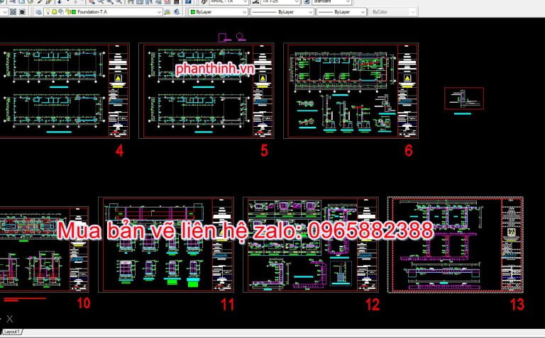 Full bản vẽ thiết kế khách sạn 5 sao 18 tầng autocad full