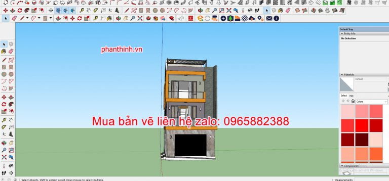 3D-sketchup-nha-3-tang-2-mat-tien - Hình ảnh số 11653