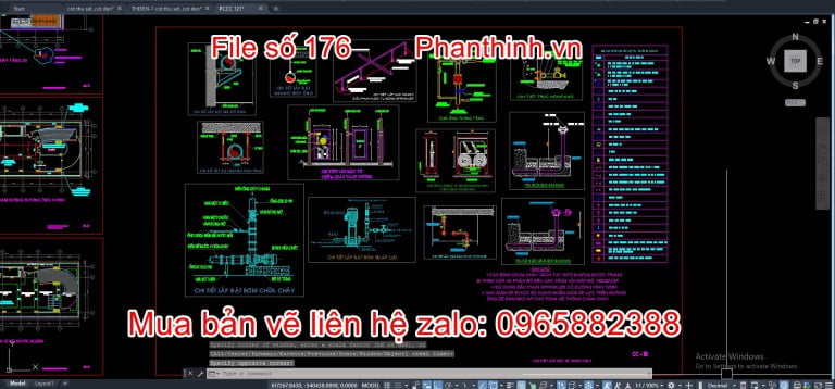 Bản vẽ phòng cháy chữa cháy PCCC nhà nghỉ, xưởng,karaoke cad