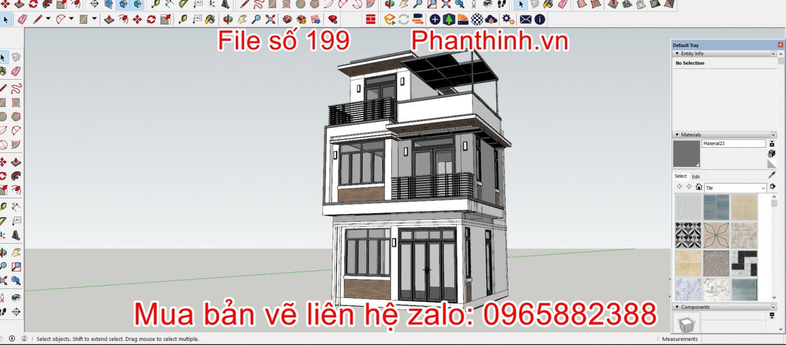 Bản vẽ nhà cad 3 tầng 2 mặt tiền rộng 5,8mx7m full cad