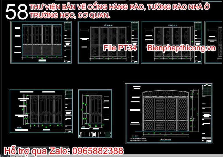 58-ban-ve-cad-thiet-ke-chi-tiet-cong-4-canh-dep - Hình ảnh số 23167